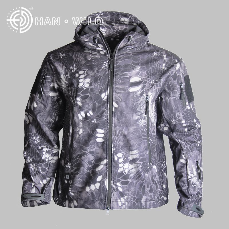Tactical Softshell TAD Jacket Men Military Uniform Outdoor Sport Hiking ...