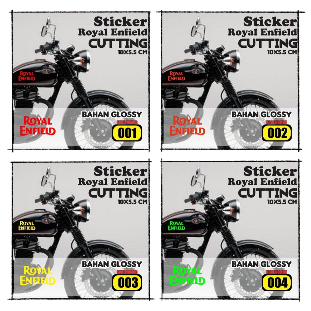 สติ๊กเกอร์ Striping Lis Cutting Sticker Royal Enfield Sticker 1 SET ...