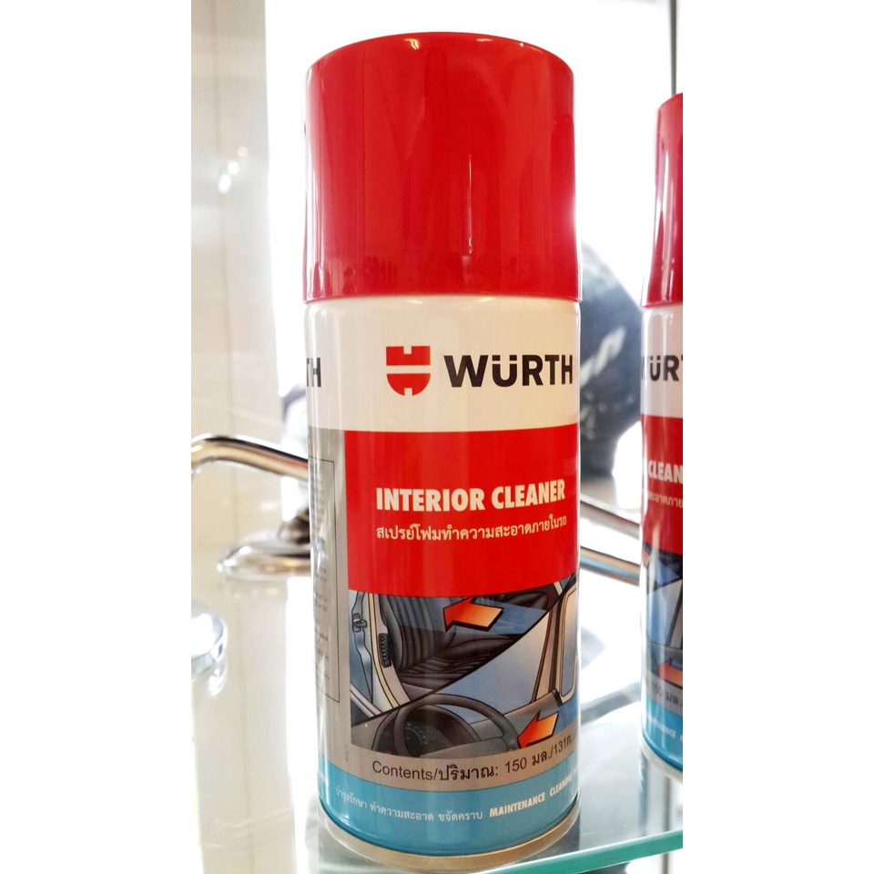 Wurth Interior Cleaner สเปรย์โฟม ทำความสะอาดภายใน รถยนต์ และ ภายใน ...