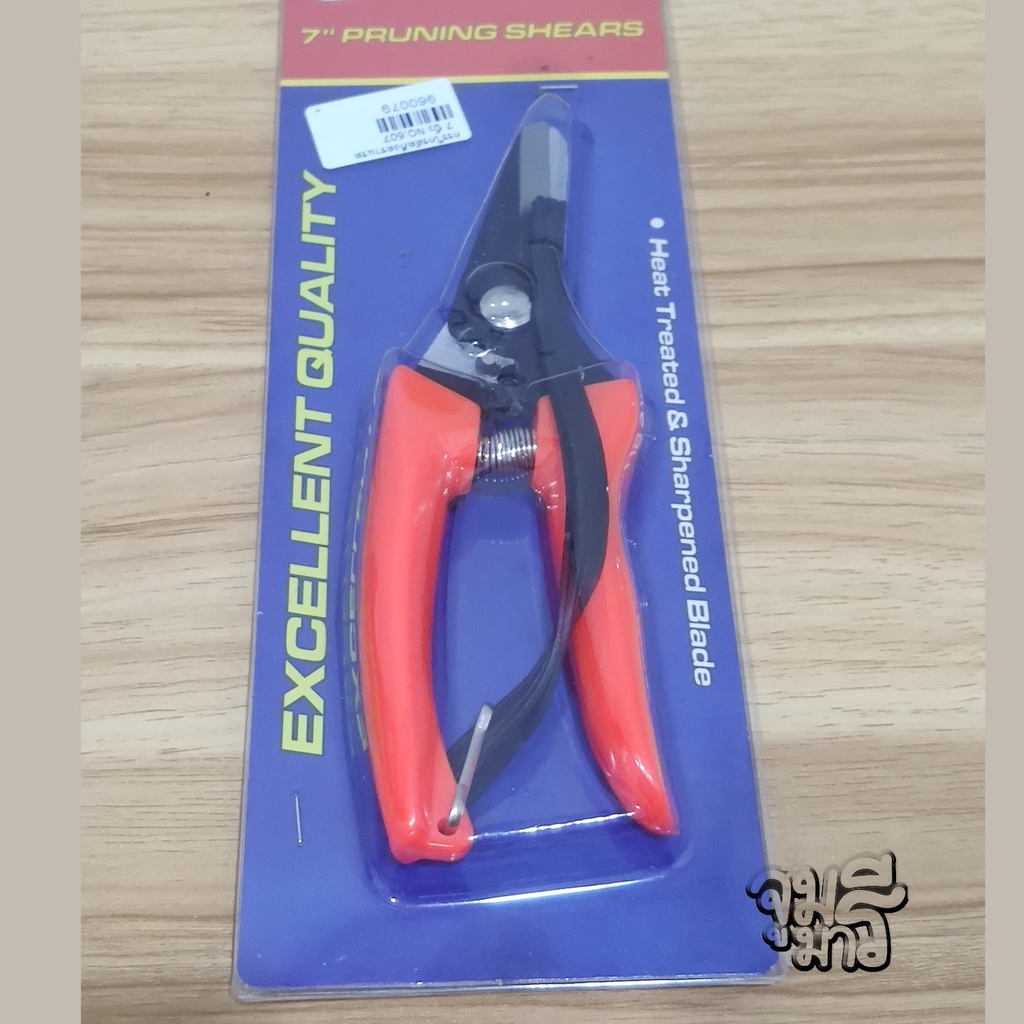 กรรไกรตัดกิ่ง RHINO no.607 ขนาด 7 นิ้ว กรรไกรตัดกิ่่งไม้ ตราไรโน่ ตราหัวแรด | Shopee Thailand
