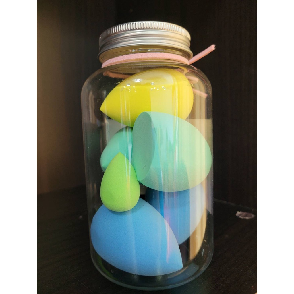 พัฟเกลี่ยรองพื้น Set SAVE MY COSMETICS SOAK SPONGE MIMI 5ชิ้น เนื้อนิ่ม ...