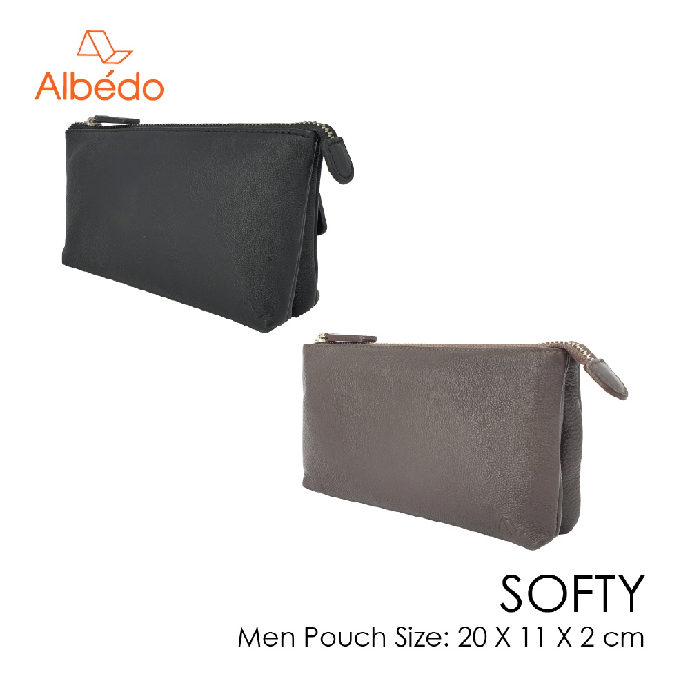 [Albedo] SOFTY MEN POUCH กระเป๋าอุปกรณ์สำหรับผู้ชาย รุ่น SOFTY ...
