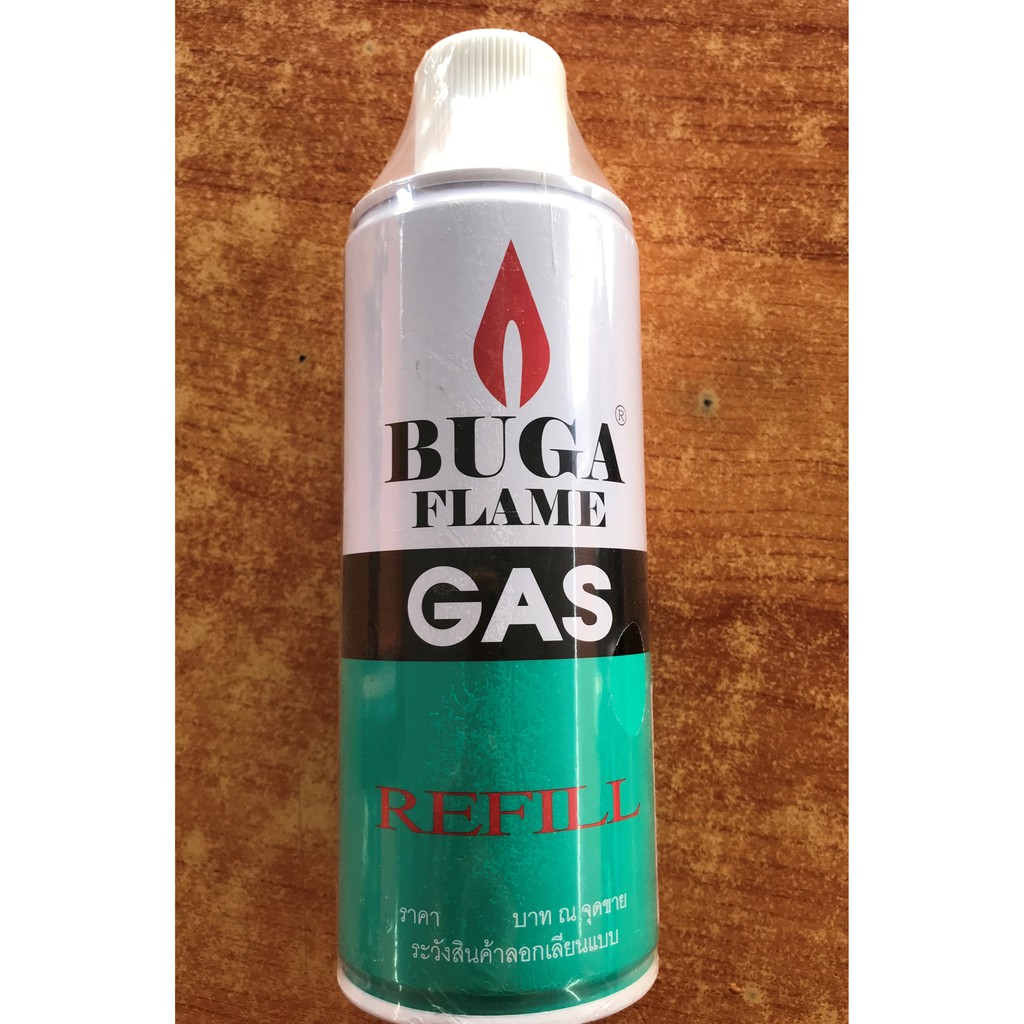 แก๊สกระป๋อง BUGA FLAME GAS REFILL 375 ML. | Shopee Thailand