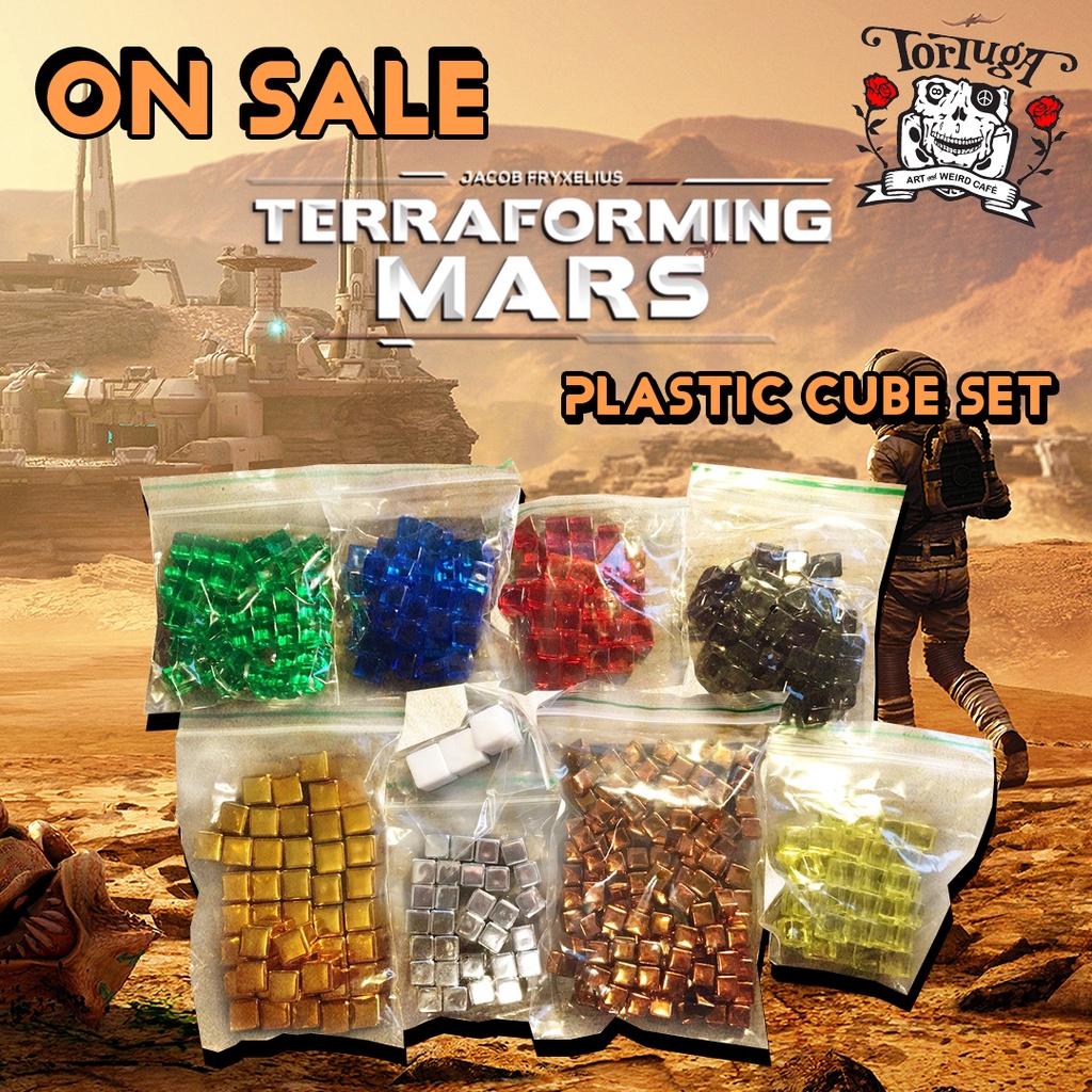อุปกรณ์เกมส์ Terraforming Mars: Plastic Cube Set Replacement Boardgame ...