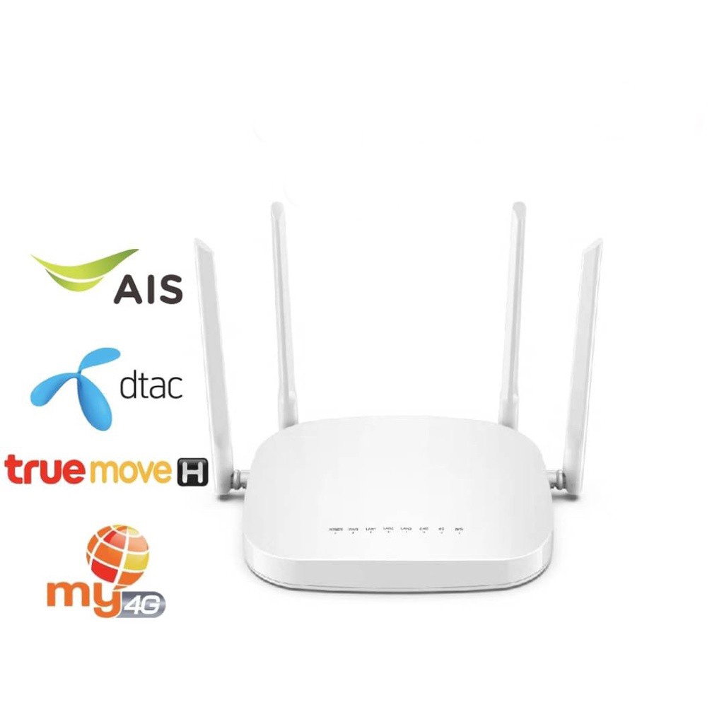 (ในสต็อกในกรุงเทพฯ)4G Router WiFi เราเตอร์ ใส่ซิม เมนูอังกฤษ ใช้งานง่าย ...