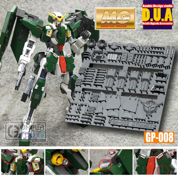 [ Anubis Studio ] พาทเสริมสำหรับเพิ่มดีเทล GP-008 สำหรับ GN-002 Gundam ...