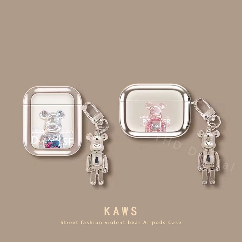 เคส Airpod 3 pro 1 kaws หมีรุนแรง เป็นที่นิยม แฟชั่น วัสดุ Case Airpod ...