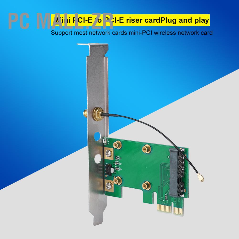 Pc Mall.Zr Mini Pci-E To Riser Card External อะแดปเตอร์การ์ดเชื่อมต่อ ...