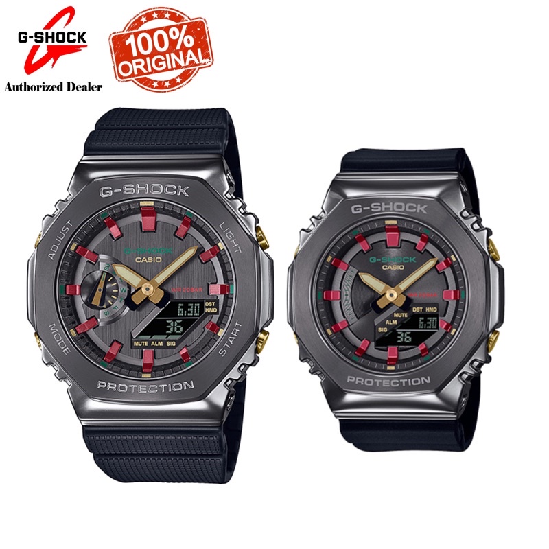 G-shock GM-2100 นาฬิกาสปอร์ตเหล็ก GM-2100CH-1A ชุดคู่ Limited Edition ...