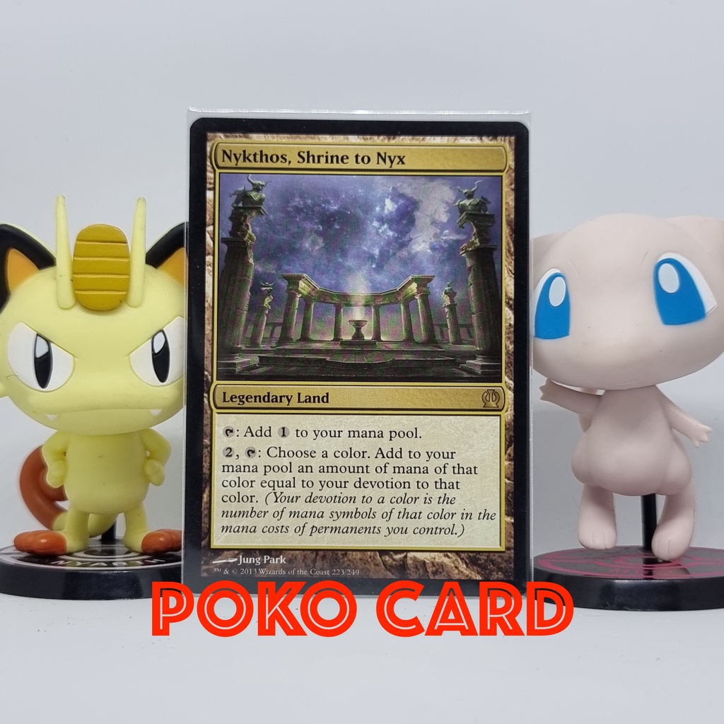 Nykthos, Shrine to Nyx การ์ด Magic The Gathering ของแท้ จากชุด Theros ...