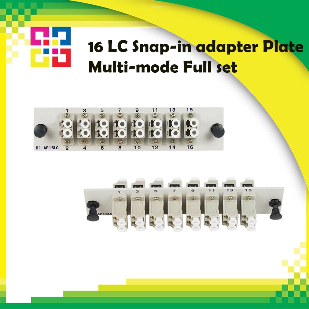 BISMON B1-AP12LCMMD-F 12 LC Snap-in adapter Plate Multi-mode Full set ...