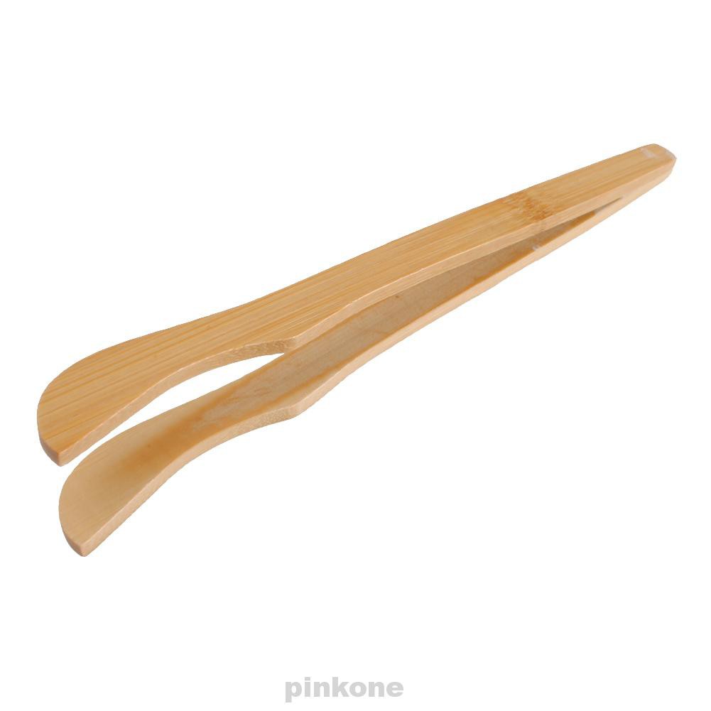 Kitchen Wooden Tea Clip Tongs Food Toast Tweezer | Shopee Thailand