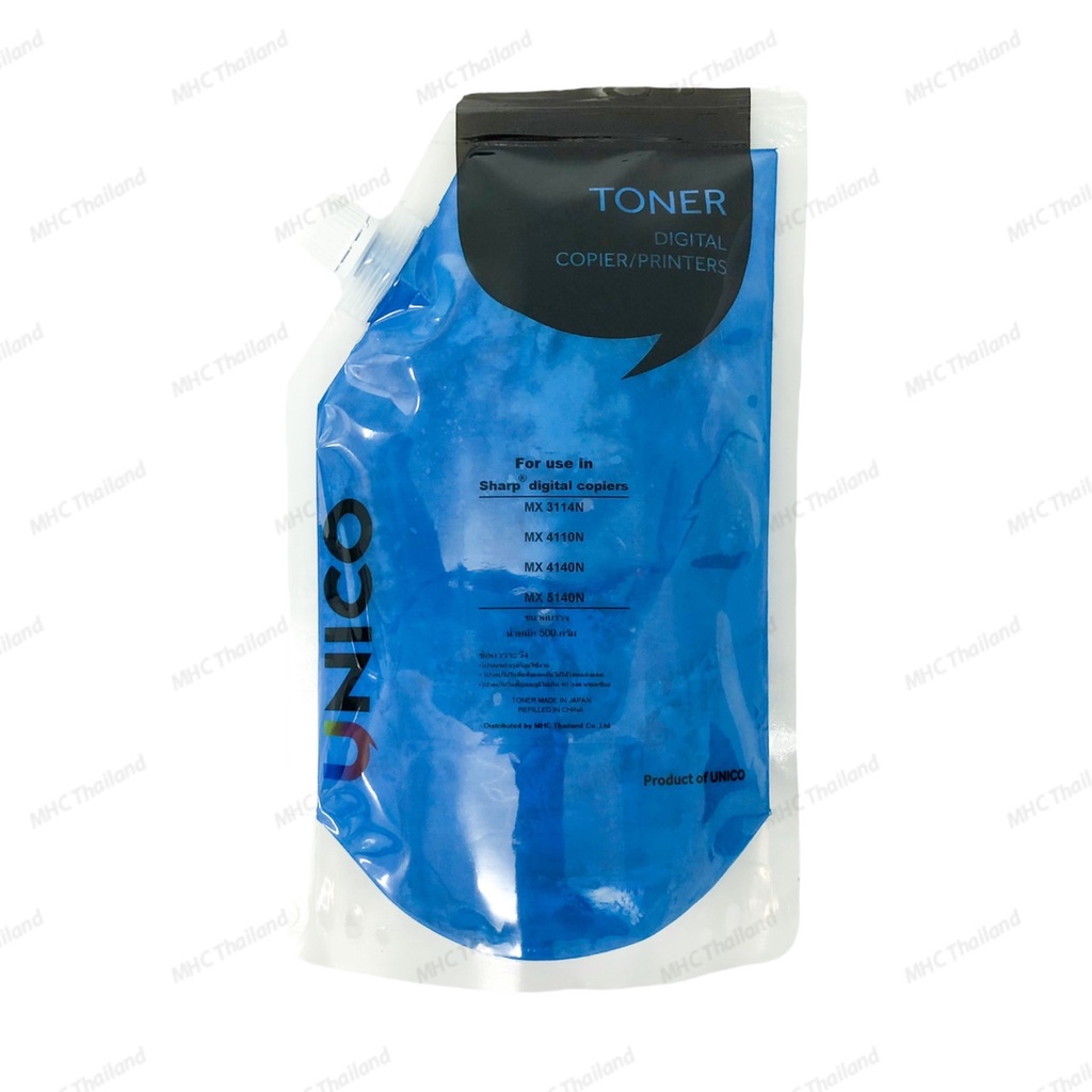 ผงหมึกชาร์ป Unico Toner for Sharp MX 3114N/4110N/4140N/5140N/MX18xx ...