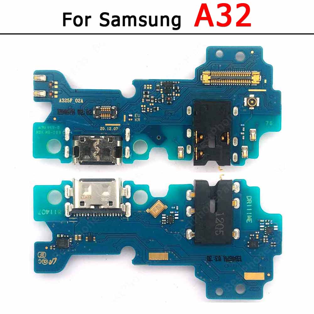 แท้ บอร์ดชาร์จ Usb อะไหล่ชิ้นส่วน สําหรับ Samsung Galaxy A02 A02s A12 A22 A32 A42 A52 A52s A72 ...