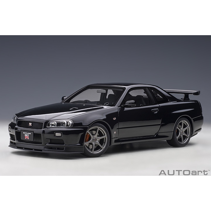 AUTOart NISSAN SKYLINE GT-R (R34) V-SPEC II BLACK PEARL | Shopee Thailand