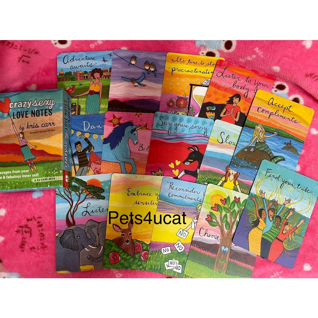 Crazy Sexy Love Notes oracle ไพ่แท้ -พร้อมส่ง-ไพ่ทาโรต์ ไพ่ยิปซี ไพ่ออ ...