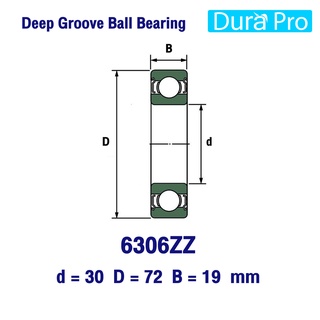 NSK 6306ZZ 6307ZZ 6308ZZ 6309ZZ 6310ZZ 2Z Z ตลับลูกปืนเม็ดกลมร่องลึก ฝา ...