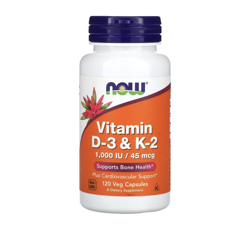 [พร้อมส่ง] Now Foods MK7 / MEGA D3 & MK7 5,000IU /180mcg 60 &120 ...