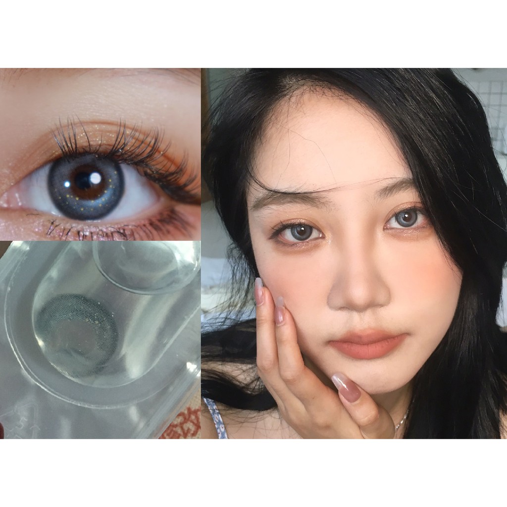 Xiyou คอนแทคเลนส์ สีฟ้า ซีรีส์ Sylan ขนาด 14.0 มม. (0-8.00) | Shopee ...