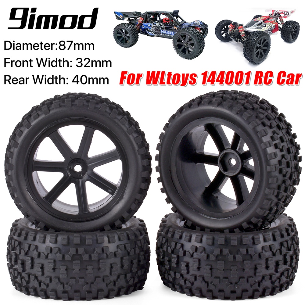 RC Car Wheels and Tires for 144001 124019 12428 124017 124016 124018 ...