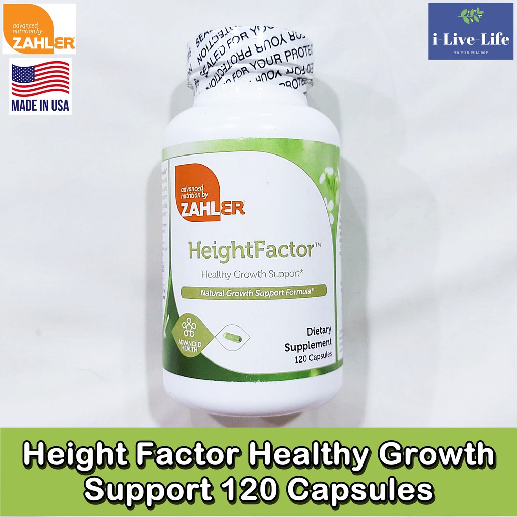 วิตามินและแร่ธาตุรวม Height Factor Healthy Growth Support 120 Capsules ...