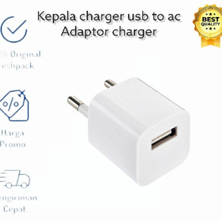 หัวชาร์จ / usb charger shell / usb เป็น ac power overplug | Shopee Thailand