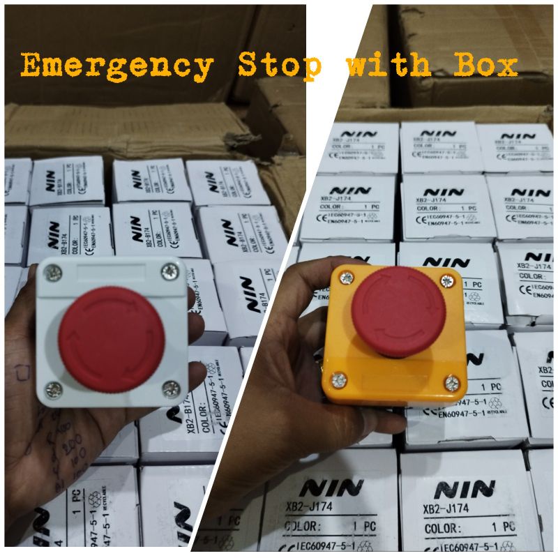 Emergency stop box สวิทช์ไฟฉุกเฉินพร้อมกล่อง 🇹🇭 (จัดส่งทันที) | Shopee ...