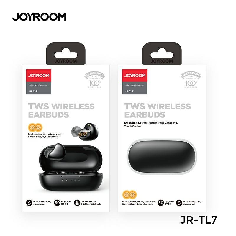 Joyroom (จอยรูม) TWS Wireless Earbuds Dual Speaker Dynamic Music กันน้ำ ...
