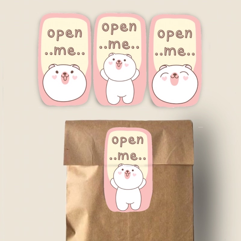 sticker 06 open me แพ็ค 12 ชิ้น | Shopee Thailand
