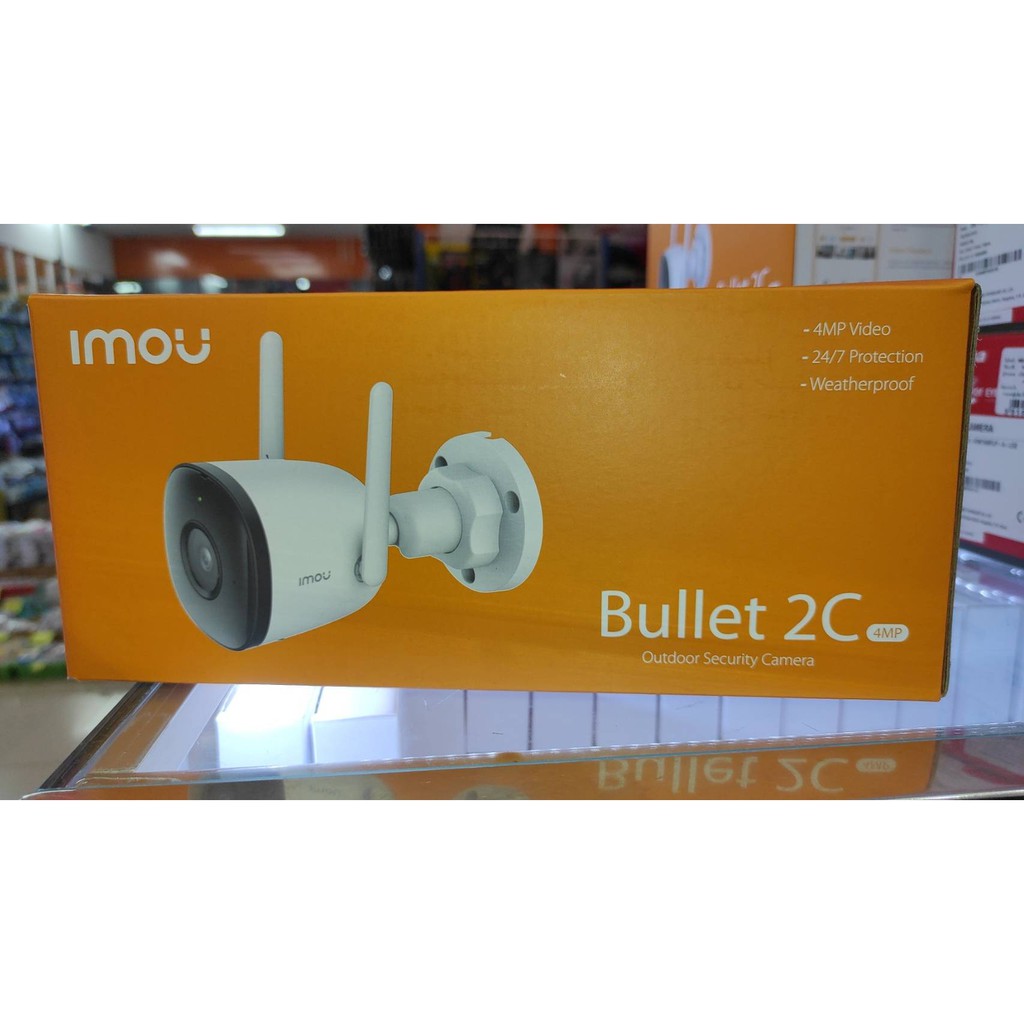 Imou Bullet 2C 4MP กล้องวงจรปิดไวไฟ 4 ล้านพิกเซลล์ | Shopee Thailand