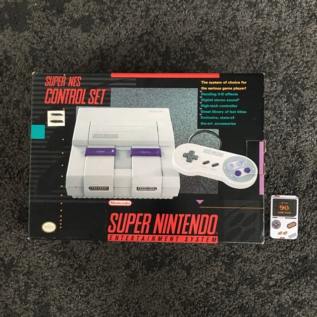 SUPER NINTENDO ENTERTAINMENT SYSTEM BOX SET | Shopee Thailand