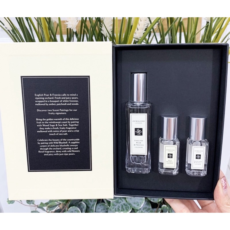 เซ็ตน้ำหอม Jo Malone English Pear And Freesia 30ml Wood Sage And Sea