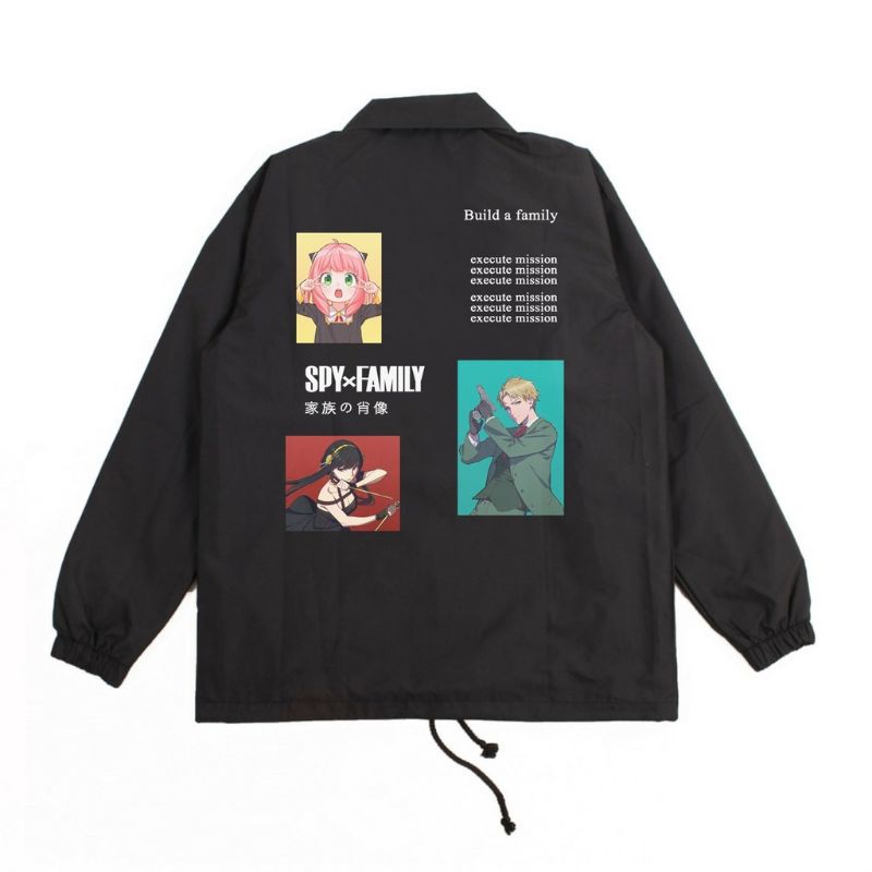 Anime Spy X Family Execute Mission Coach Jacket | Shopee Thailand