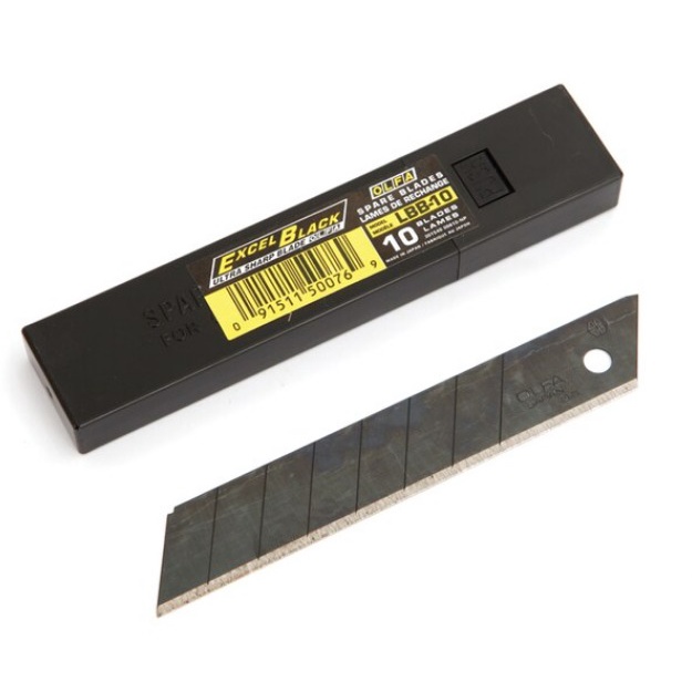 ใบมีดคัตเตอร์โอฟ่า OLFA LBB-10 (10ใบ/หลอด)ใบใหญ่18มม. | Shopee Thailand