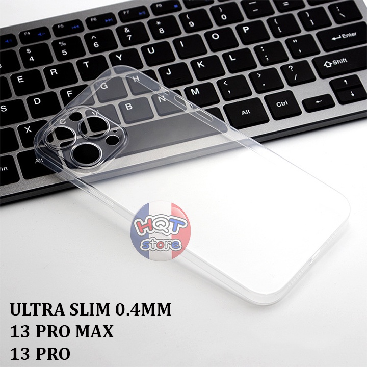 เคส IP 13 Pro Max / 13 Pro Max บางเฉียบโปร่งใส Ultra Slim 0.4 มม. ...