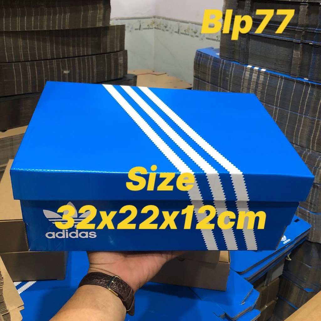 Adidas Shoe Box ไซส ์ 32x22x12ซม . สีฟ ้ า ชุด 20 กล ่ อง | Shopee Thailand