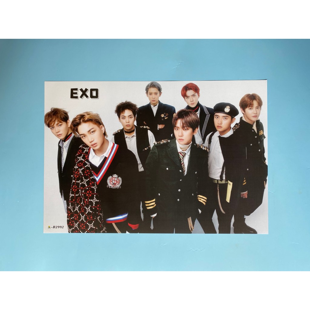 โปสเตอร์ขนาด A3 EXO โปสเตอร์เอ็กซ์โซ | Shopee Thailand