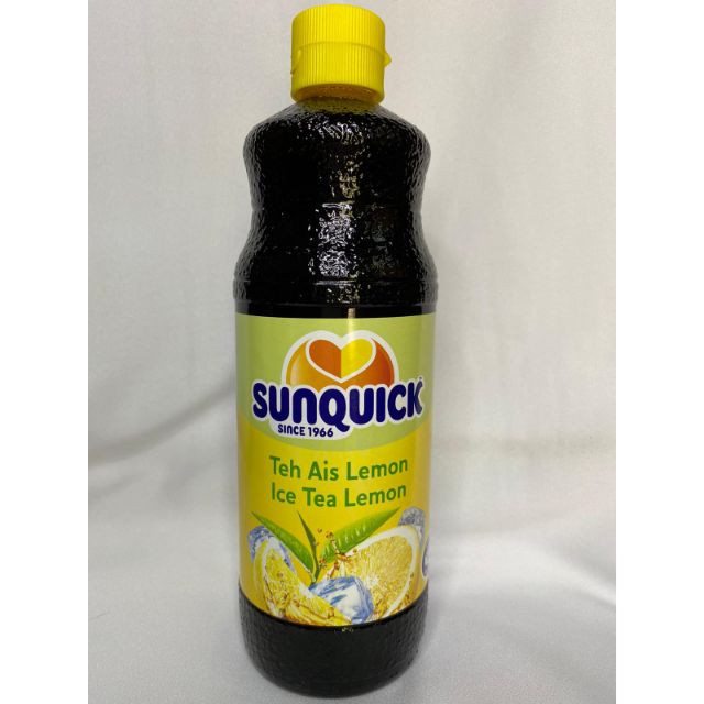 นำ้ซันควิค SUNQUICK เข้มข้นผสมนำ้ รส ชามะนาว ICE TEA LEMON | Shopee ...