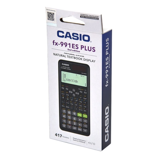 Casio fx-991ES Plus 2nd edition Non-Programmable Scientific Calculator ( Black ) | Shopee Thailand