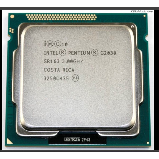 โปรเซสเซอร์ INTEL PENTIUM DUAL CORE G2030 (3.0 GHZ) / LGA 1155 | Shopee ...