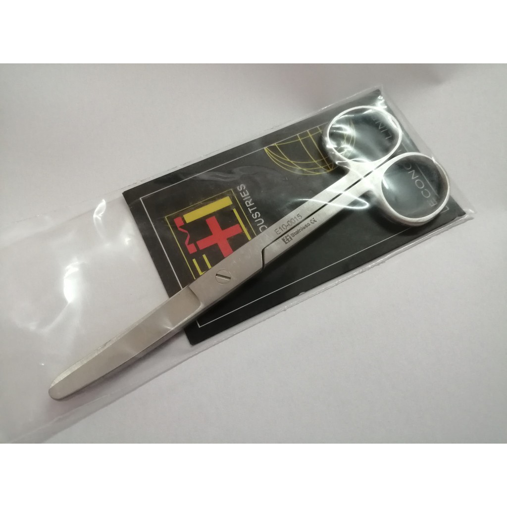 E10-0015 OP-SCISSORS BL/BL CVD 14.5CM (โค้ง) ยี่ห้อ EM | Shopee Thailand