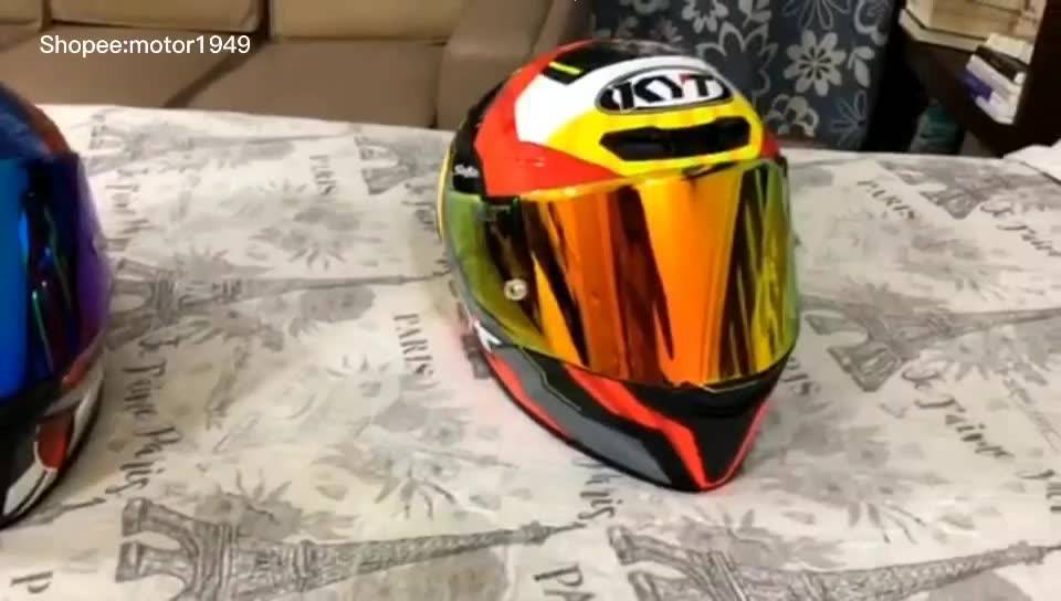 ชิว KYT TT Course Visor Lens หมวกกันน็อค KYT TT Course หมวกกันน็อค KYT ...