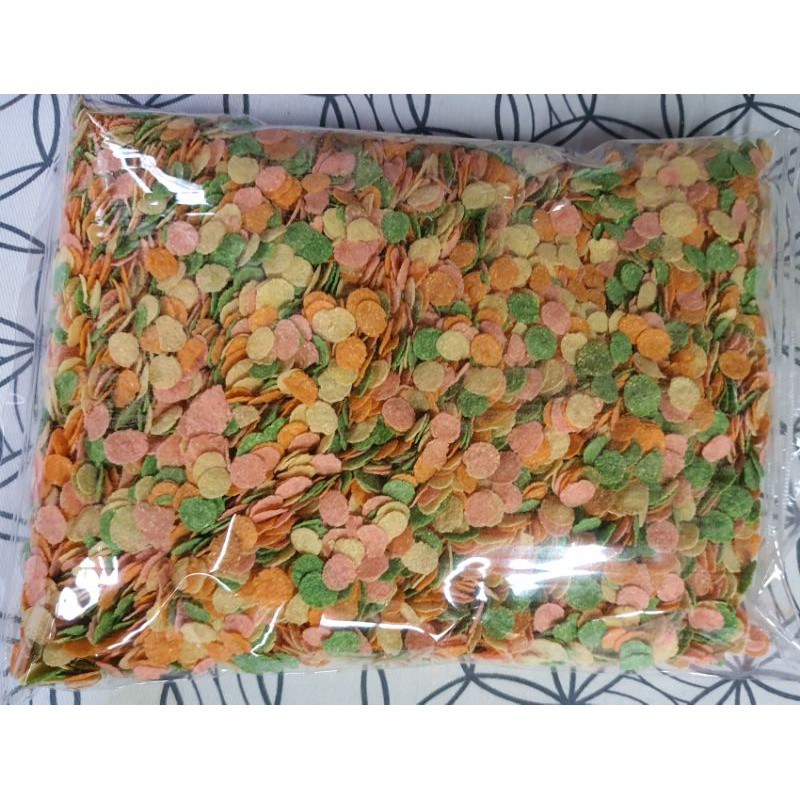 🌝 (พร้อมรับประทาน) มินิคอนเฟลกแบบสีเรนโบล mini corn flakes Rainbow 500g ...