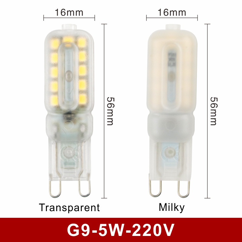 Got Liang G4 G9 LED 3W 5W หลอดไฟ AC DC 12V 220V LED โคมไฟ SMD2835 สปอตไลท์ โคมไฟระย้า เปลี่ยน ...