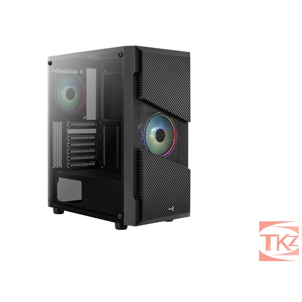เคสคอมพิวเตอร์ (computer case) AEROCOOL MENACE SATURN RGB (ขนาด Mid ...