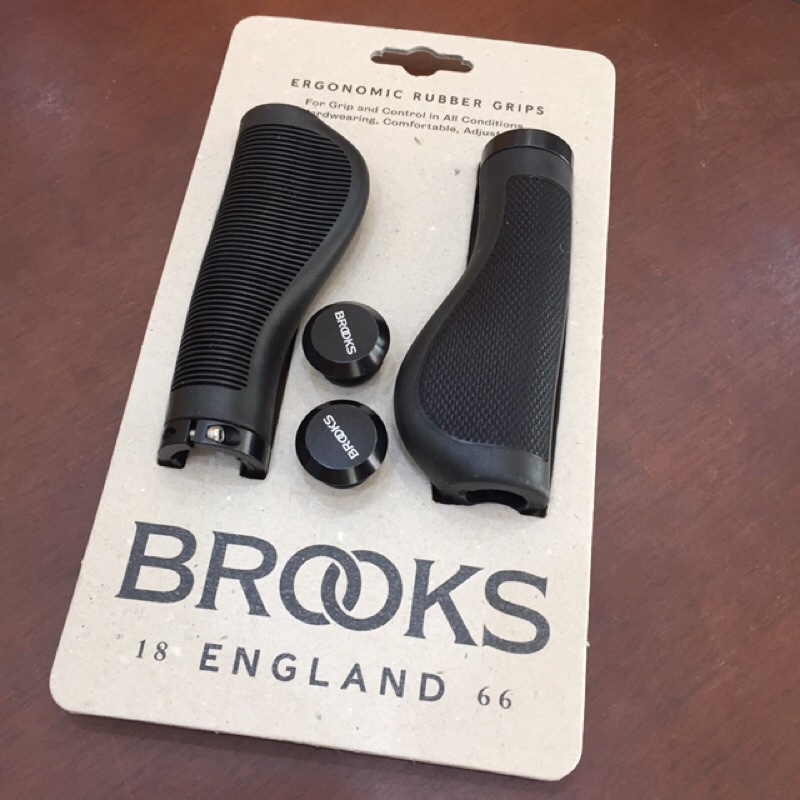 BROOKS: ปลอกแฮนด์ BROOKS ERGONOMIC RUBBER GRIPS/ ERGONOMICS LEATHER ...