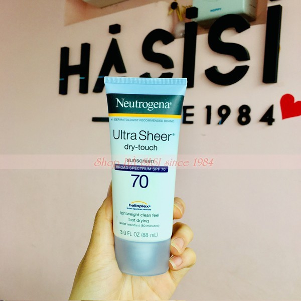 Neutrogena ULTRA SHEER DRY-TOUCH SUNSCREEN SPECTRUM SPF70 88ml | Shopee ...