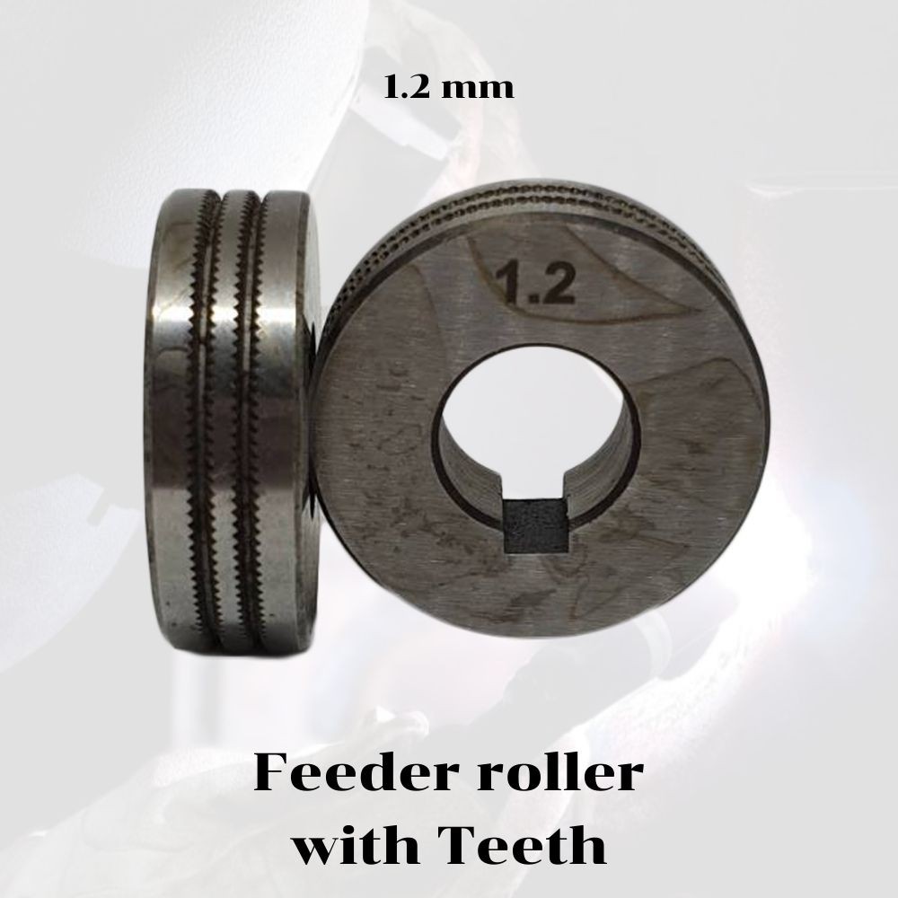 Feeder roller with Teeth (0.8-.09mm),(1.2-1.2mm) โรลเลอร์ป้อนลวดเชื่อม ...