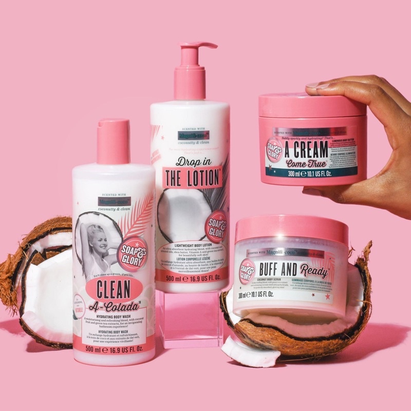 Soap & Glory MAGNIFI-COCO BODY LOTION / BODY WASH/บัทเทอร์ครีม/สครับ ...