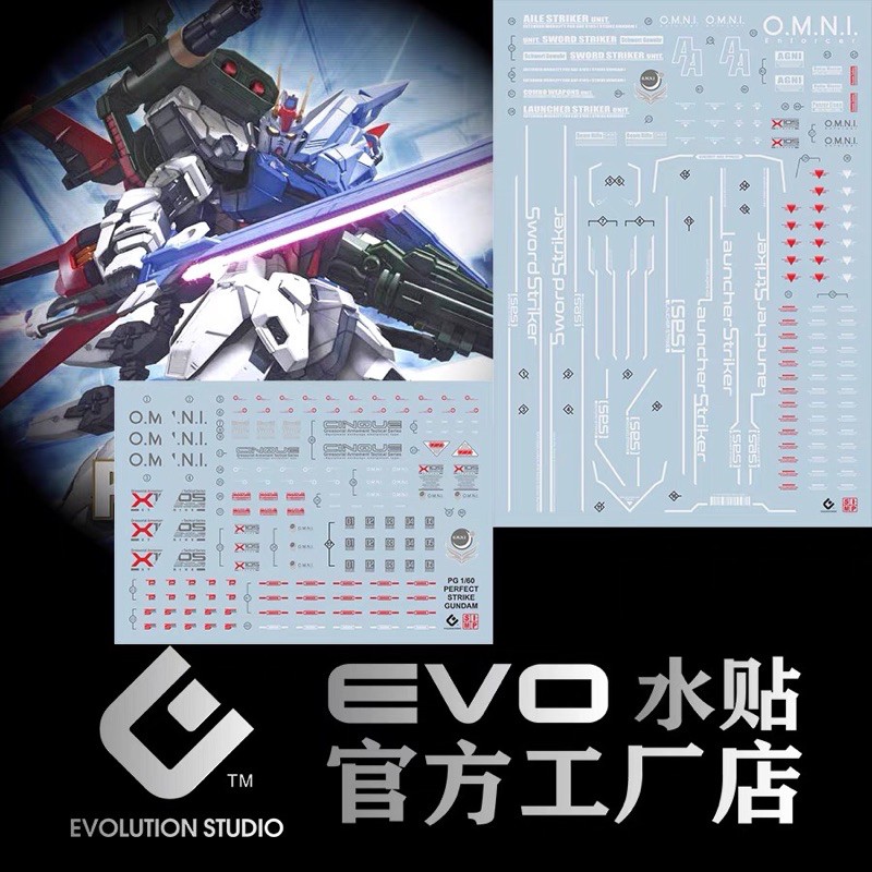 ดีคอลน้ำ EVO PG 19 DECAL EVO PG 1/60 PERFECT STRIKE | Shopee Thailand